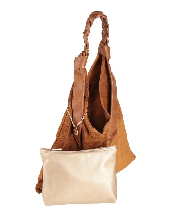 LAURA DI MAGGIO Leather Shoulder Bag - Tan