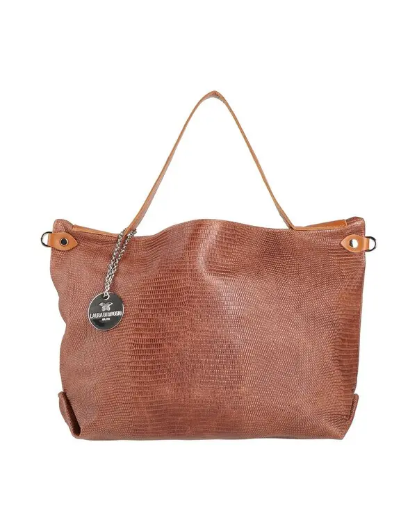 LAURA DI MAGGIO Calfskin Lizard-print Shopper Bag