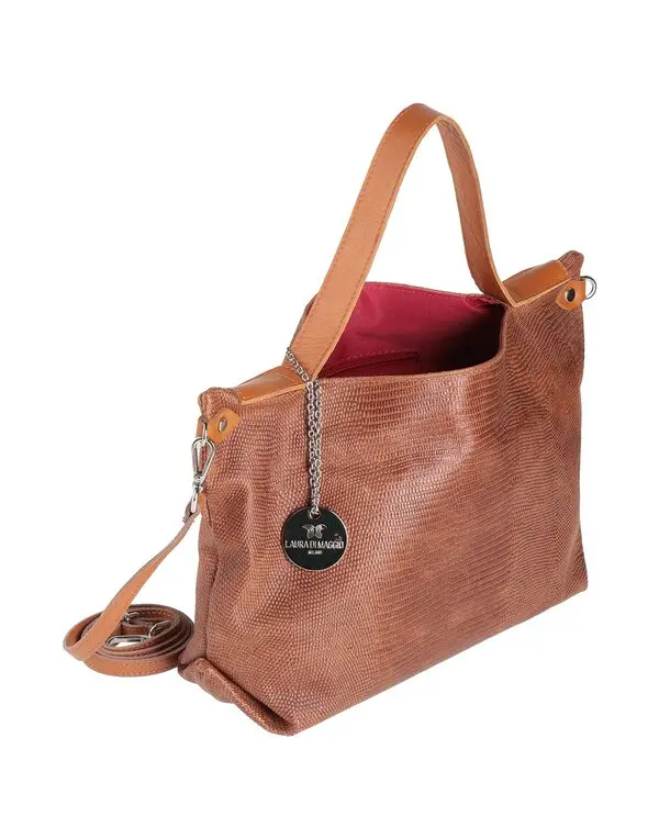 LAURA DI MAGGIO Calfskin Lizard-print Shopper Bag