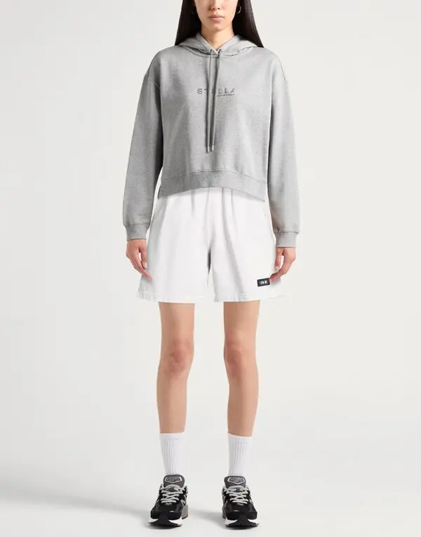 SHOE Light Cotton French Terry High Waisted Shorts - Grey