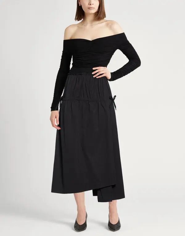 Agnona Cotton Midi Skirt