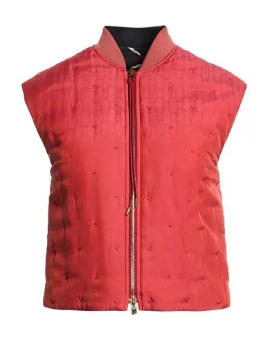 Agnona Coral Viscose And Silk Vest