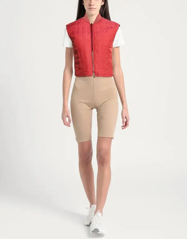 Agnona Coral Viscose And Silk Vest