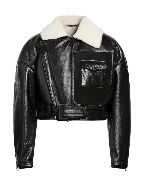 Dolce & Gabbana Lambskin Shearling Lined Jacket
