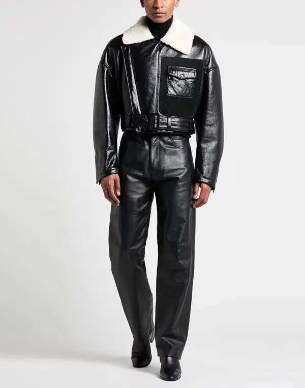 Dolce & Gabbana Lambskin Shearling Lined Jacket