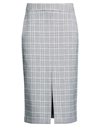SHIRTAPORTER Glen Plaid Stretch Midi Skirt