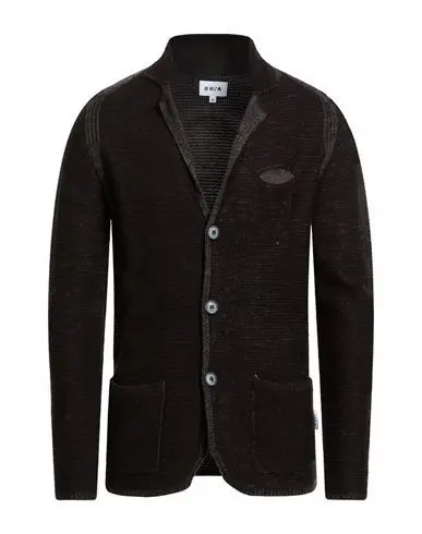 BERNA Melange Knit Cardigan - Grey