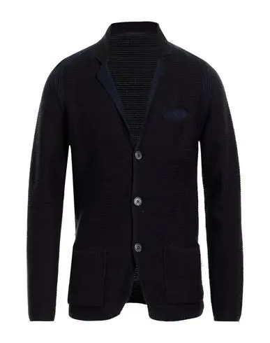 BERNA Acrylic Wool Cardigan - Navy