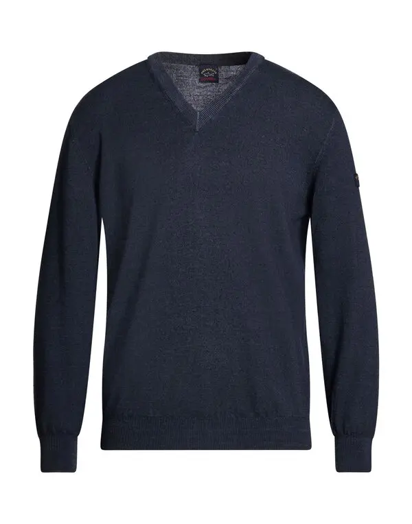Paul & Shark Virgin Wool V-neck Sweater