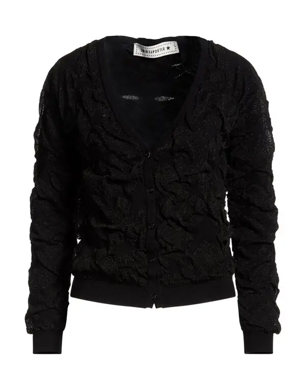 SHIRTAPORTER Metallic Knit Cardigan
