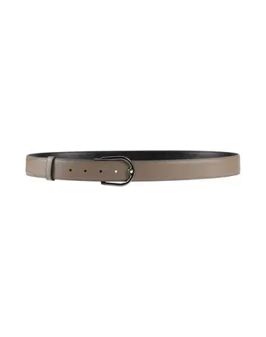Montblanc Textured Leather Belt - Grey