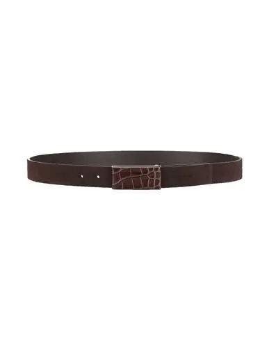 CERRUTI 1881 Dark Calfskin Belt - Brown