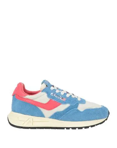 AUTRY Suede And Textile Low-top Sneakers - Light Blue