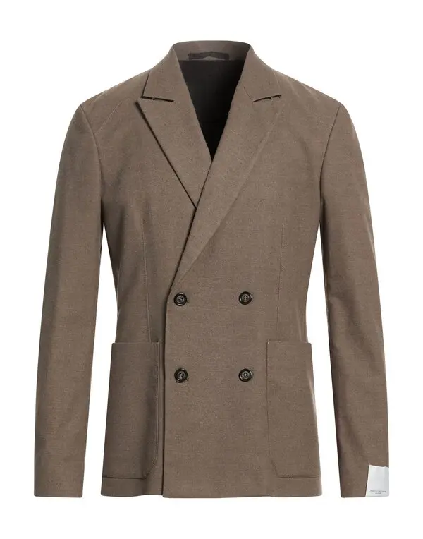 PAOLO PECORA Blazer Size Polyester, Viscose, Elastane