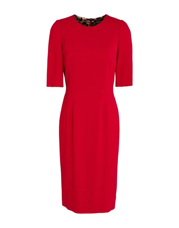 Dolce & Gabbana Viscose Elastane Bodycon Midi Dress