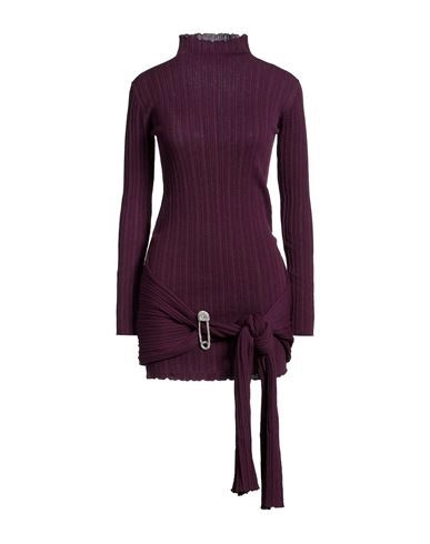 Giuseppe Di Morabito Merino Wool Blend Bodycon Mini Dress - Plum