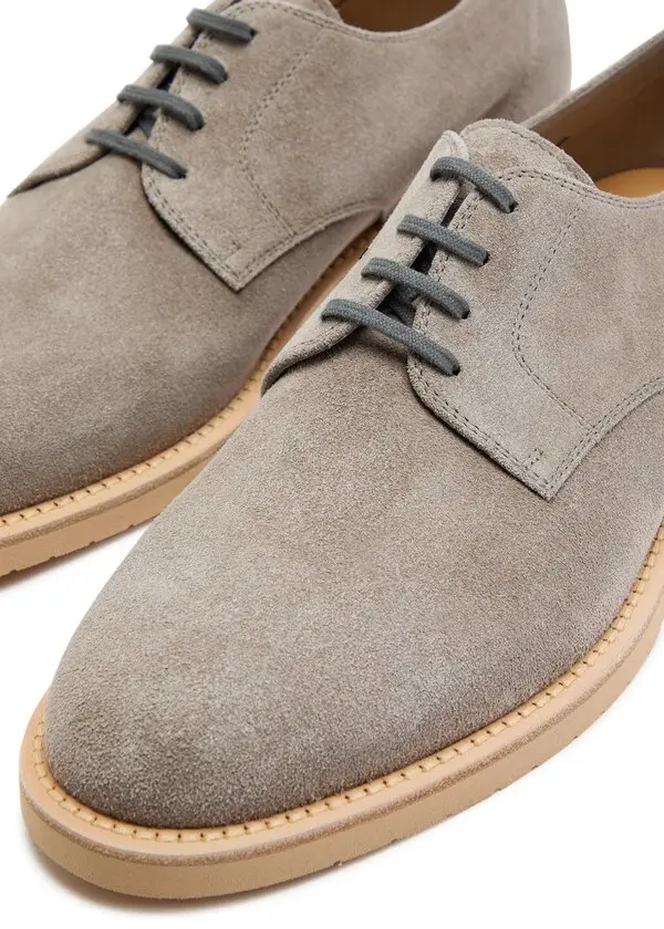 Brunello Cucinelli Suede Derby Shoes