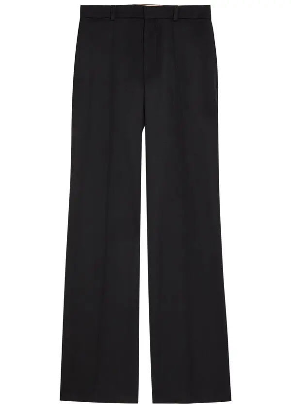 Chloé Flared-leg Virgin Wool Trousers