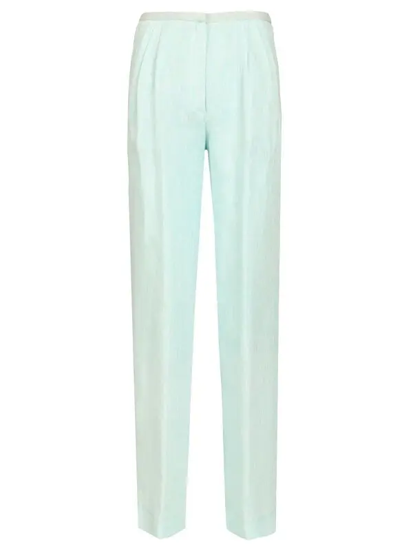FORTE_FORTE Linen Gauze Trousers - Blue