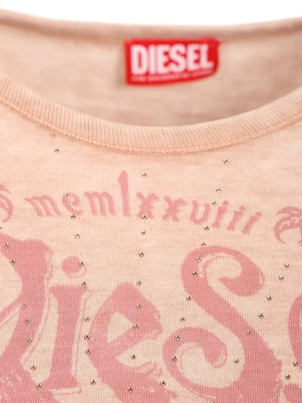 DIESEL® T-uncuties-long-aa3" Cotton Blend T-shirt