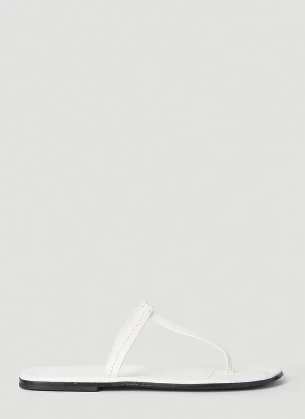 TOTEME T-strap Sandals - White