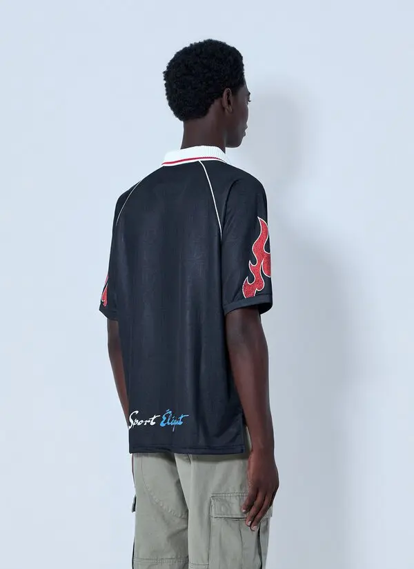 GALLERY DEPT. Embroidered Patch Polo Shirt