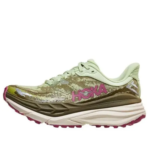 Hoka One One Stinson Athletic Sneakers - Seed Green/beet Root
