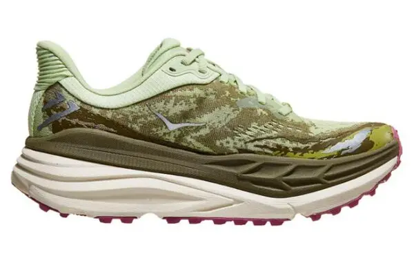 Hoka One One Stinson Athletic Sneakers - Seed Green/beet Root
