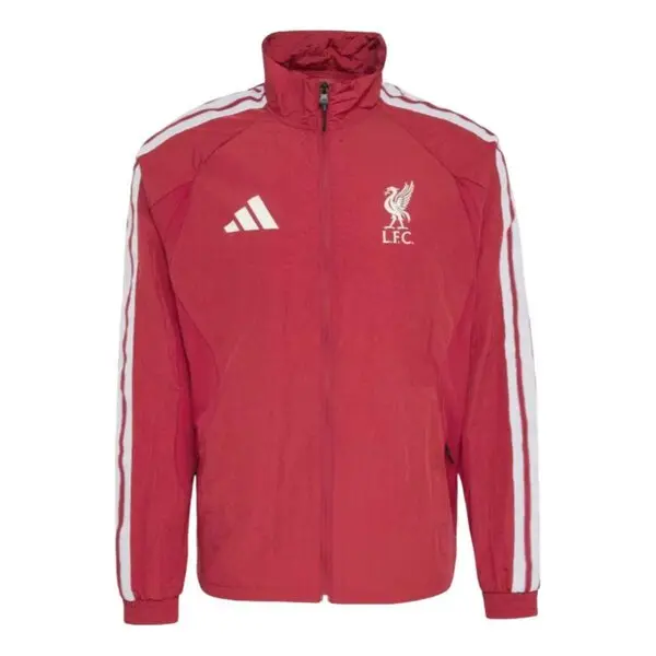 Adidas Liverpool Fc Anthem Jacket - Active Maroon/white