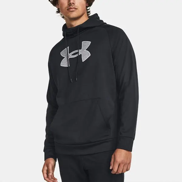 Under Armour Fleece Logo Hoodie - Black/grey
