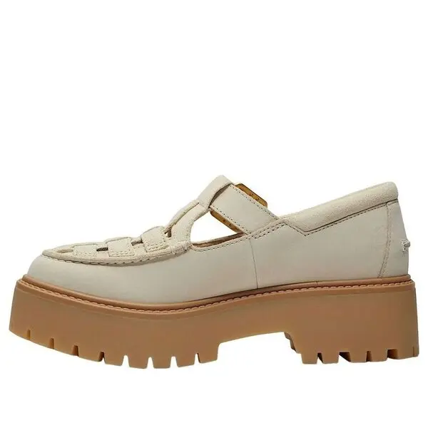 Timberland Stone Street Platform Buckle Shoe - Light Beige
