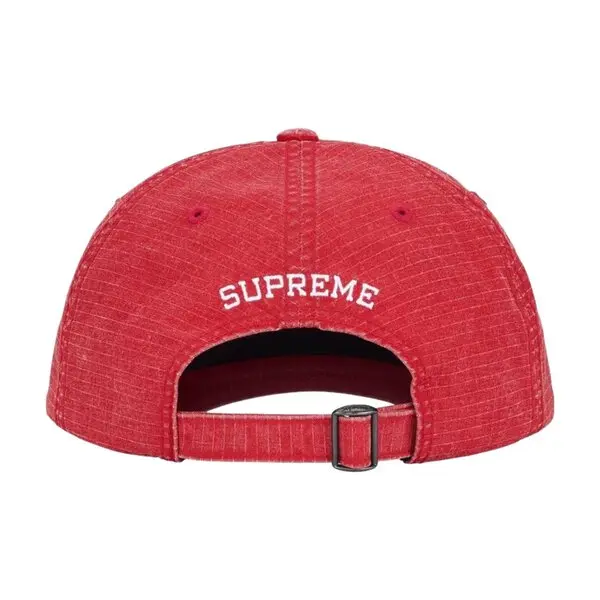 Supreme Arabic Logo Rips 6-panel Cap - Red