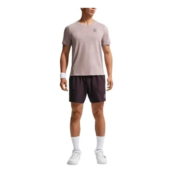 Nike Court Advantage Dri-fit T-shirt - Light Violet Ore/black