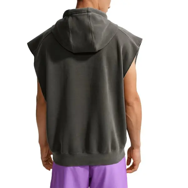 Nike Court Slam Sleeveless Hoodie - Anthracite