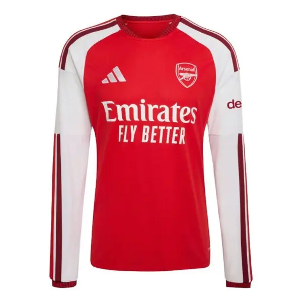Adidas Arsenal Fc 26/27 Home Long Sleeve Asia Sizing 'better Scarlet - Better Scarlet/white