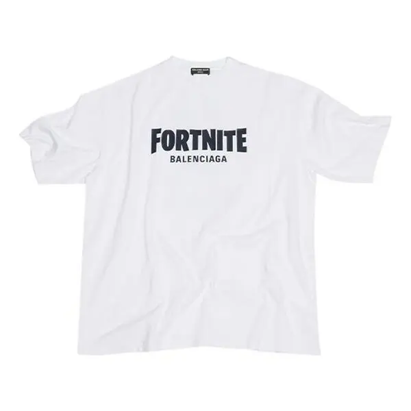 Balenciaga X Fortnite T-shirt Medium Fit - White