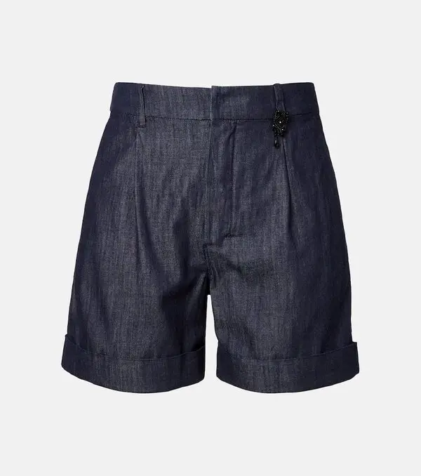 Max Mara Denim Shorts - Blue