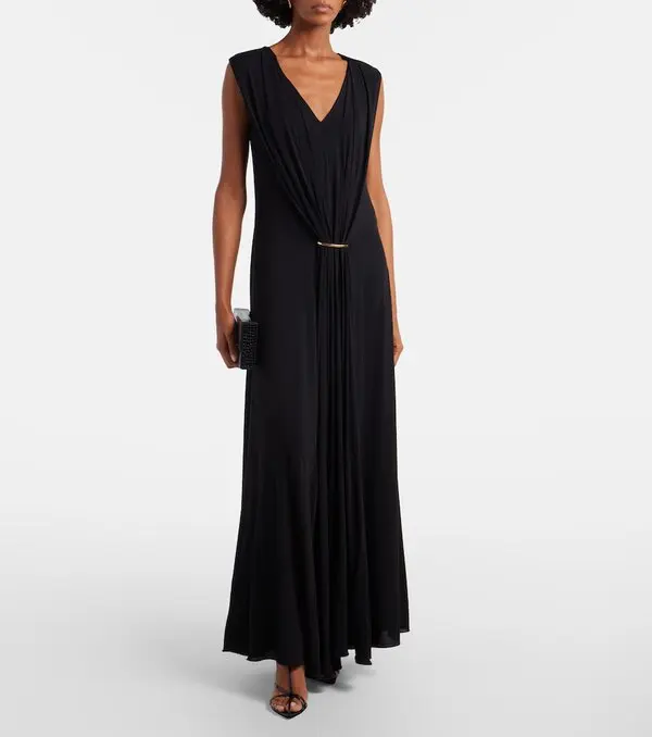 Sportmax Draped Maxi Dress