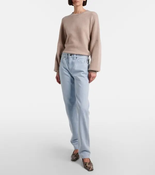 Khaite Farley Straight Jeans - Blue