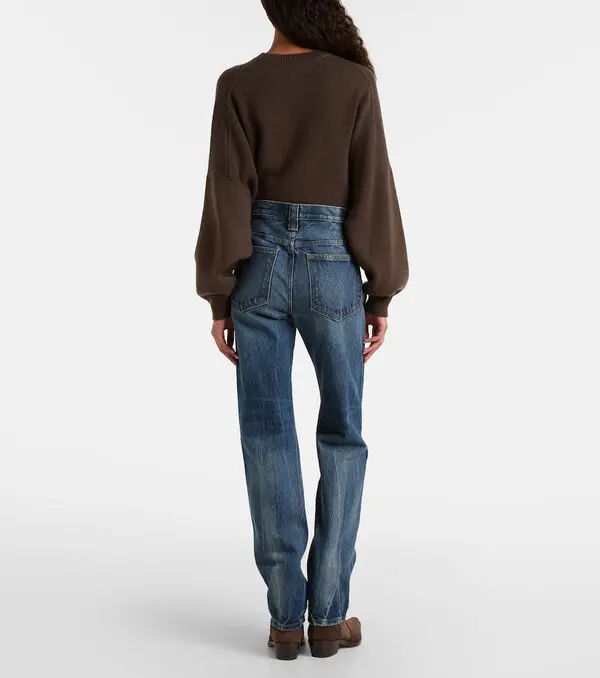 Khaite Farley Straight Jeans - Blue