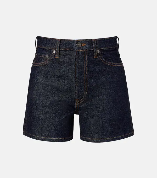 Khaite Danya Denim Shorts - Blue