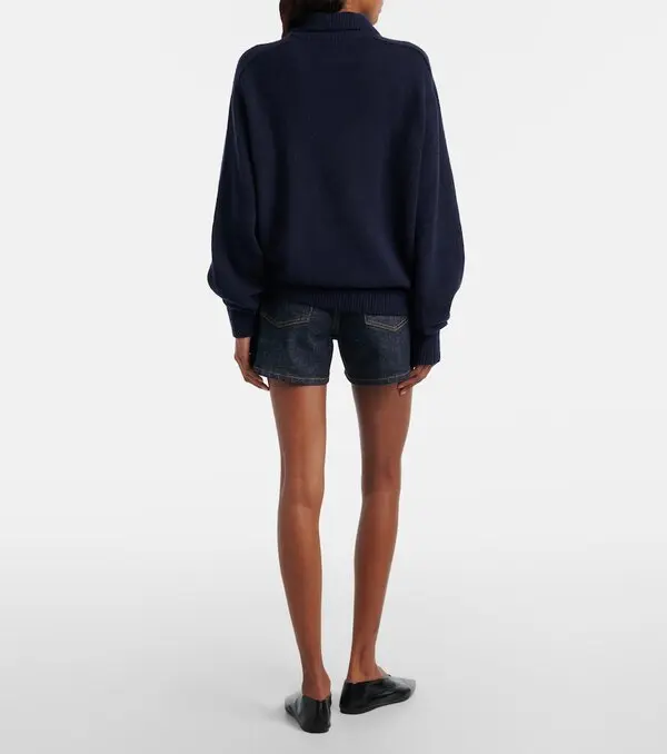 Khaite Danya Denim Shorts - Blue