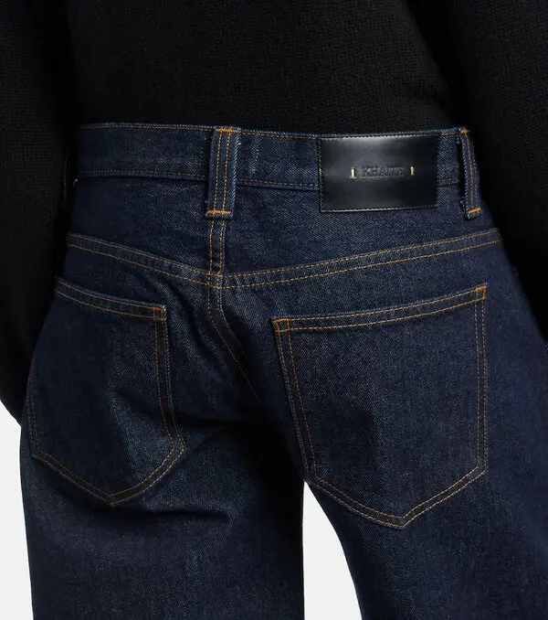 Khaite Benson Denim Bermuda Shorts - Blue