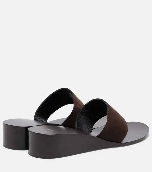 JUDE Lucille Leather Wedge Thong Sandals