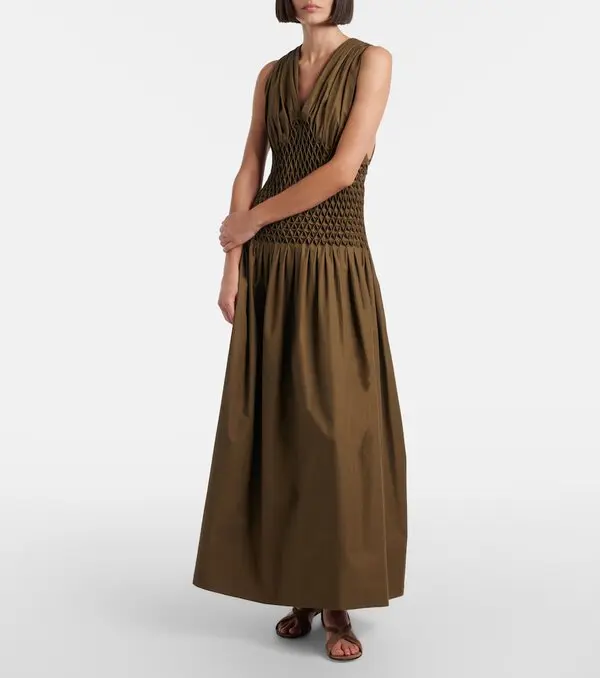 Khaite Liria Suede Sandals - Brown