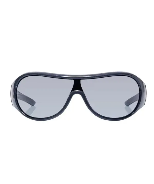 Miu Miu Logo Shield Sunglasses - Grey