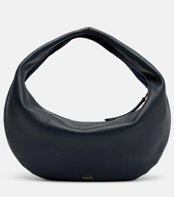 Khaite Medium Leather Shoulder Bag - Blue