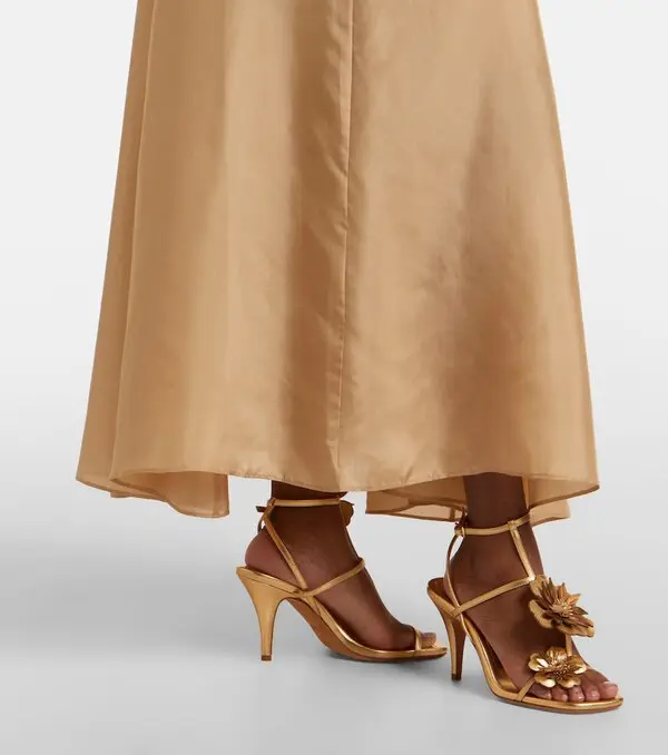 Zimmermann Embellished Silk Maxi Dress - Beige