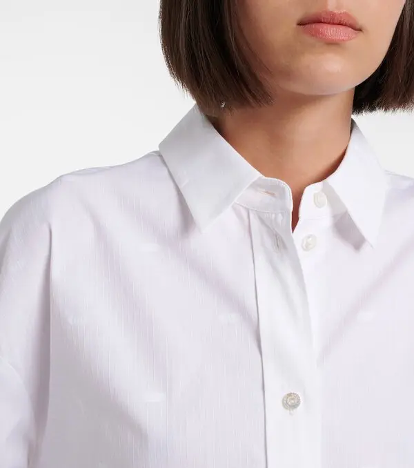 Gucci Gg Checked Cotton Poplin Shirt