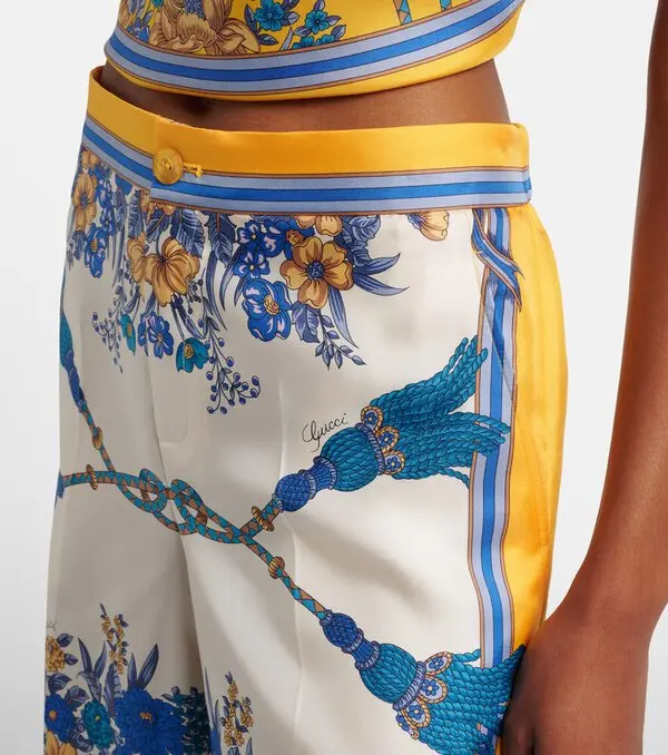 Gucci Silk Twill Bermuda Shorts